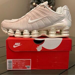 Nike | Shoes | Nike Pearl White Shox Tl Sneakers | Poshmark